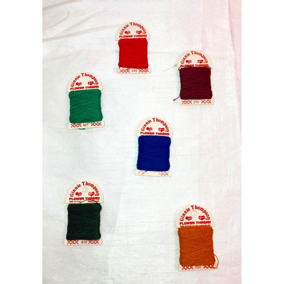 Ginnie Thompson | Office | Ginnie Thompson Flower 6 Embroidery ...